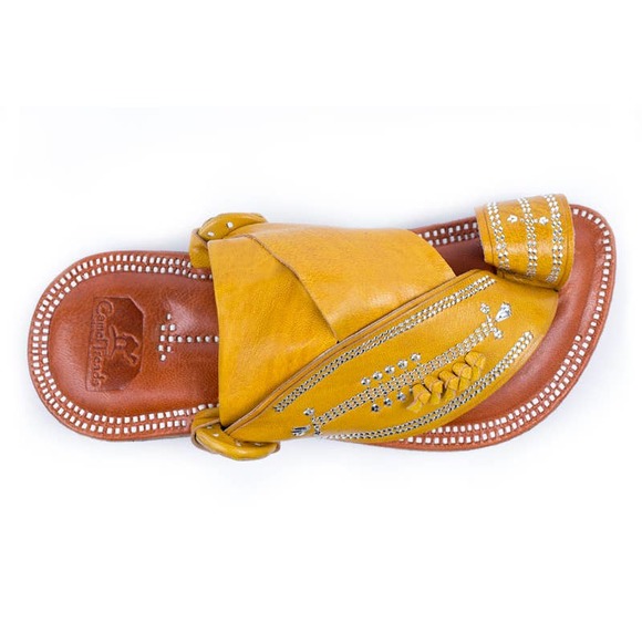 Camel Threads | Shoes | Saudi Madas Sandals Unisex Mustard Yellow ...